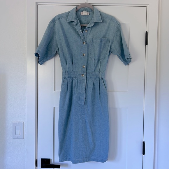 Carroll Reed | Dresses | Vintage Carroll Reed Denim Dress | Poshmark